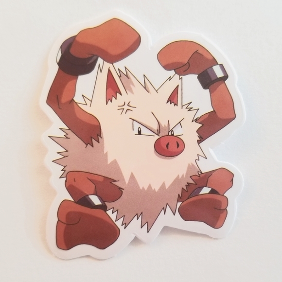 Pokemon | Design | 10 Pokemon Primeape Sticker | Poshmark